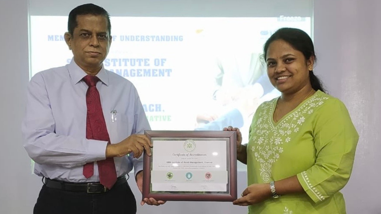 SRM Institute of Hotel Management Adopts the Green Tuesday Initiative ...